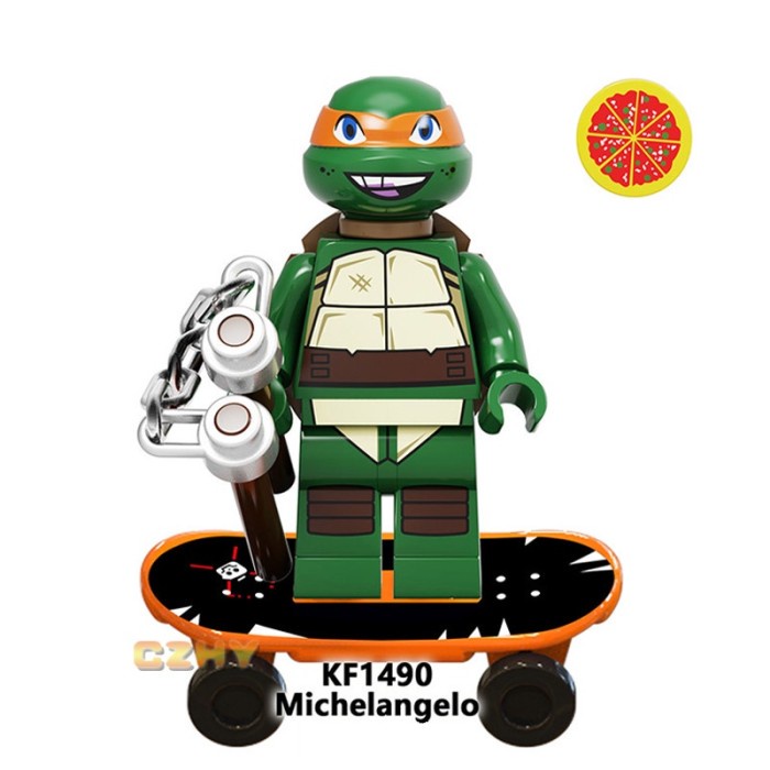 Jual Lego Ninja Turtle Michelangelo Minifigure Kura Kura Ninjago ...