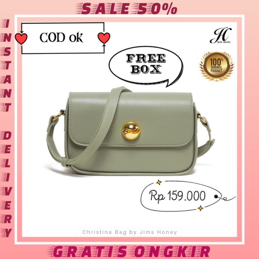 Jual Christina Bag Original Jims Honey (FREE EXCLUSIVE BOX) | Shopee ...