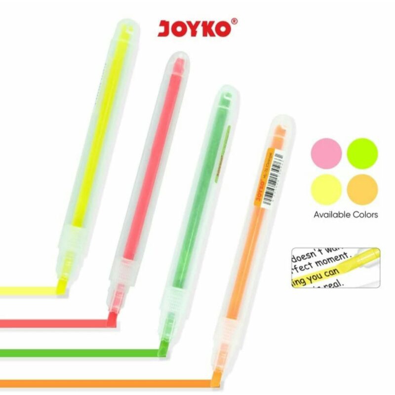 Jual Pen Highlighter / Penanda Berwarna Joyko | Shopee Indonesia