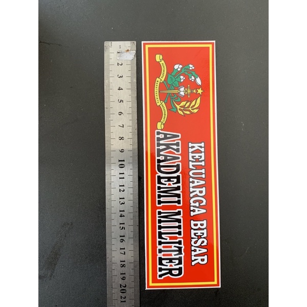 Jual Sticker Stiker Akademi Militer AKMIL Taruna TNI untuk Mobil Motor ...