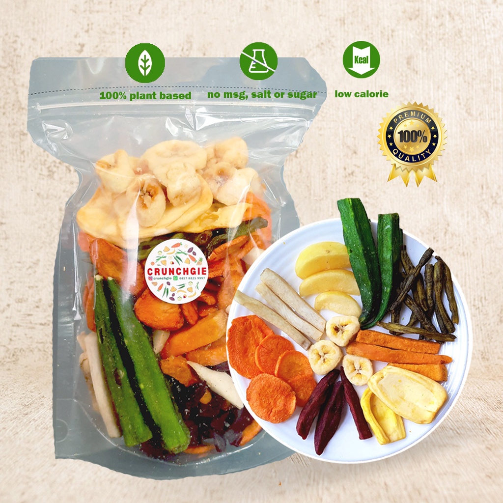 Jual 1500ml Snack Keripik Buah Sayur | Keripik Buah | Kripik Sayur ...
