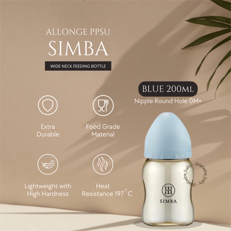 Jual Simba Allonge PPSU Wide Neck Feeding Bottle | Shopee Indonesia