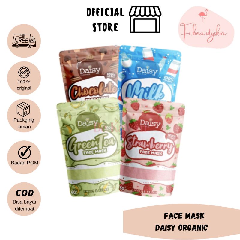 Jual Daisy Organic Mask Full Size 60gr | Shopee Indonesia