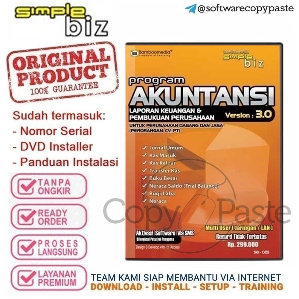Jual Program Akuntansi 3.0 - Software Laporan Keuangan & Pembukuan ...