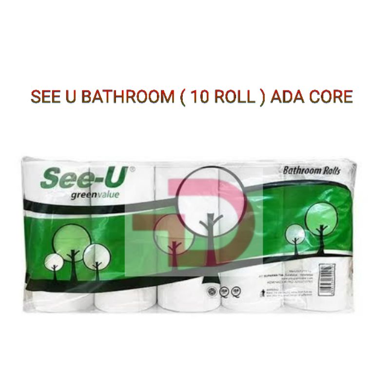 Jual Tissue See-U BATHROOM Green Value tissue Toilet tisu roll gulung ...