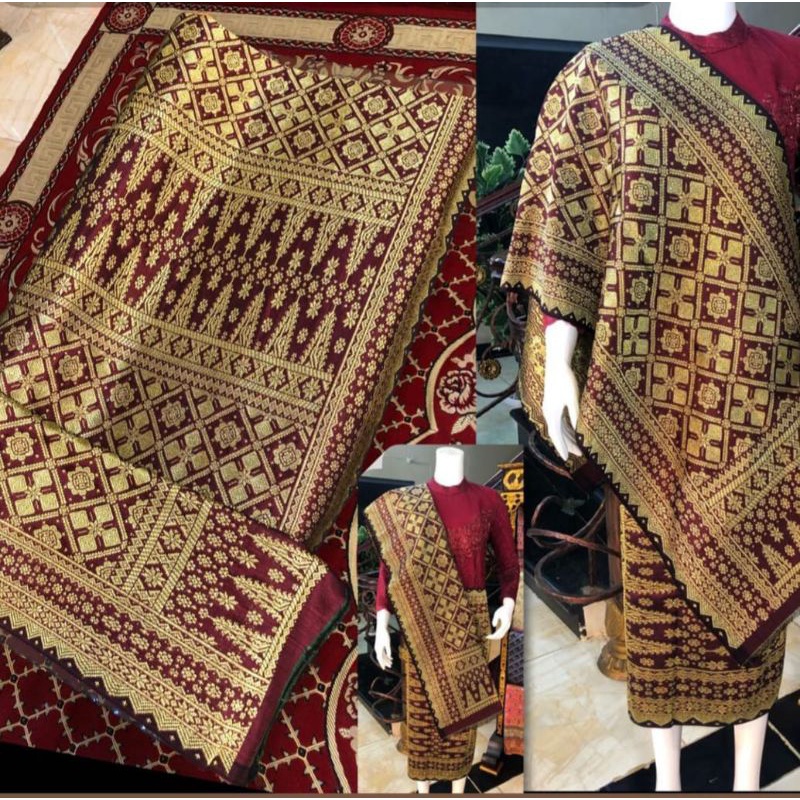 Jual SONGKET PALEMBANG TENUN TANGAN ASLI. | Shopee Indonesia