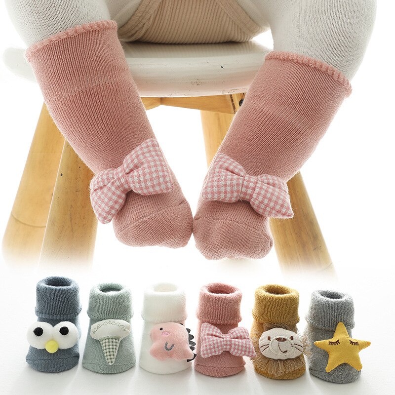 Jual Kaos kaki baby unisex 3D karakter ala korea | 0-3 tahun kaos kaki ...