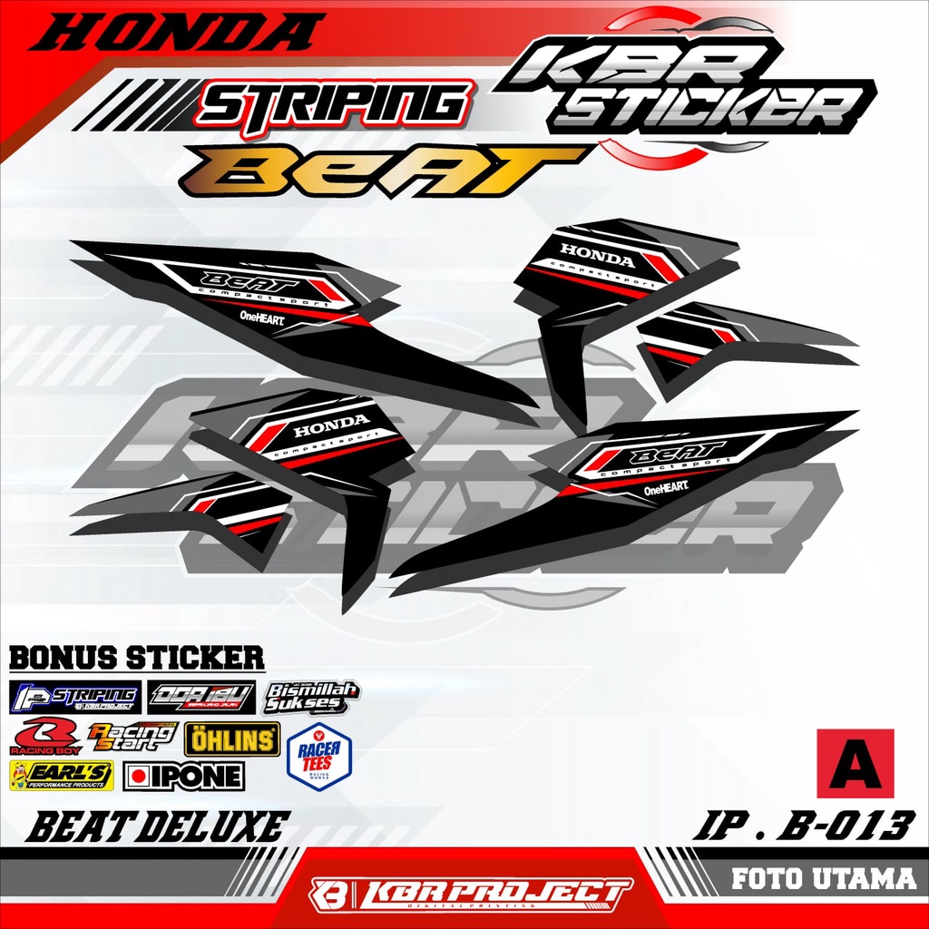 Jual Sticker Striping BEAT DELUXE (COD) Sticker Striping Semi Full List ...