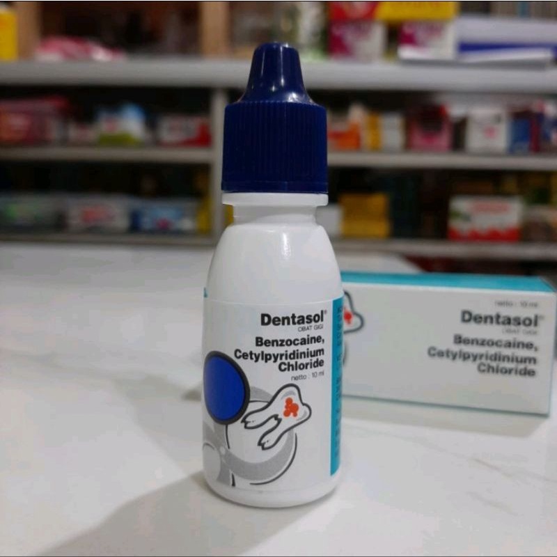 Jual Dentasol Obat Sakit Gigi, Gusi, Sariawan 10ml | Shopee Indonesia