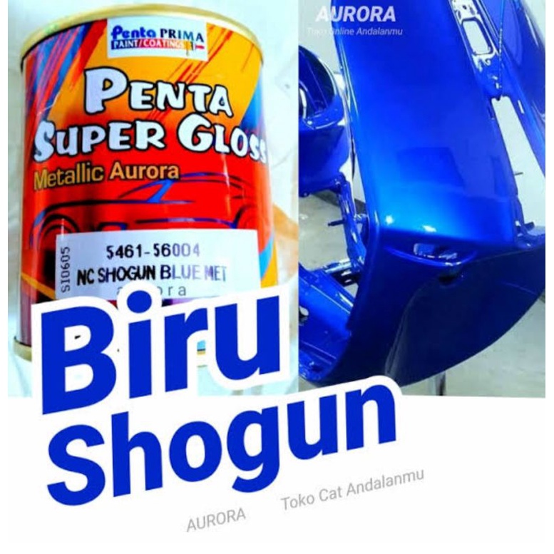 Jual Cat Biru Sogun 1Kg Penta Super Gloss Shogun Blue Metallic Metalik ...