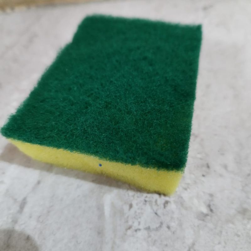 Jual [GROSIR] Busa cuci piring sabut hijau sponge spon spons kuning ...