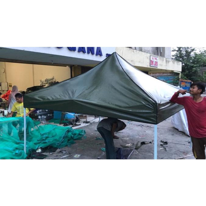 Jual Atap Tenda Lipat 3X3 Bahan Uno 410Gsm | Shopee Indonesia