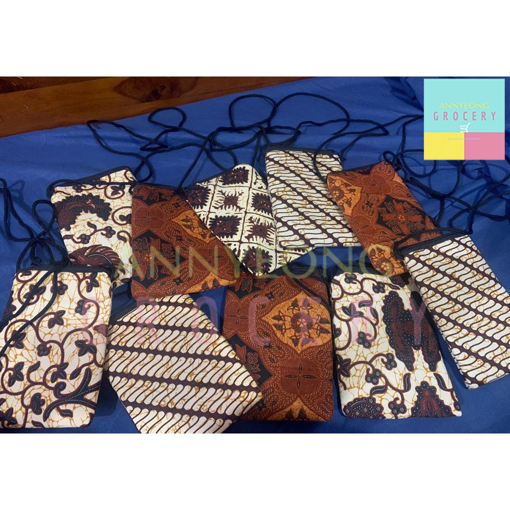 Jual TAS SLEMPANG MINI TAS HP TAS SLEMPANG BATIK TAS BATIK HP POUCH ...