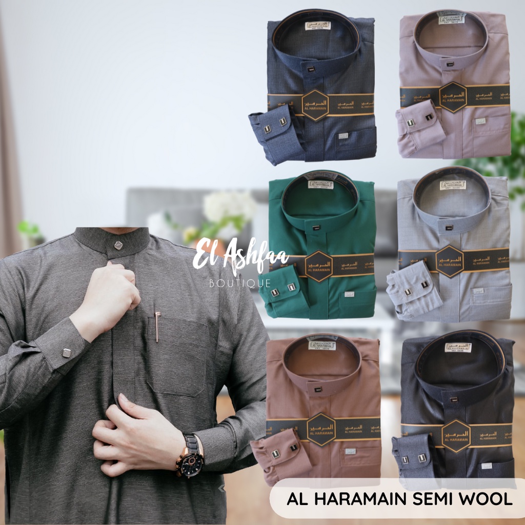 Jual Jubah Saudi | Gamis Pria | Al Haramain Semi Woll Manset - El ...
