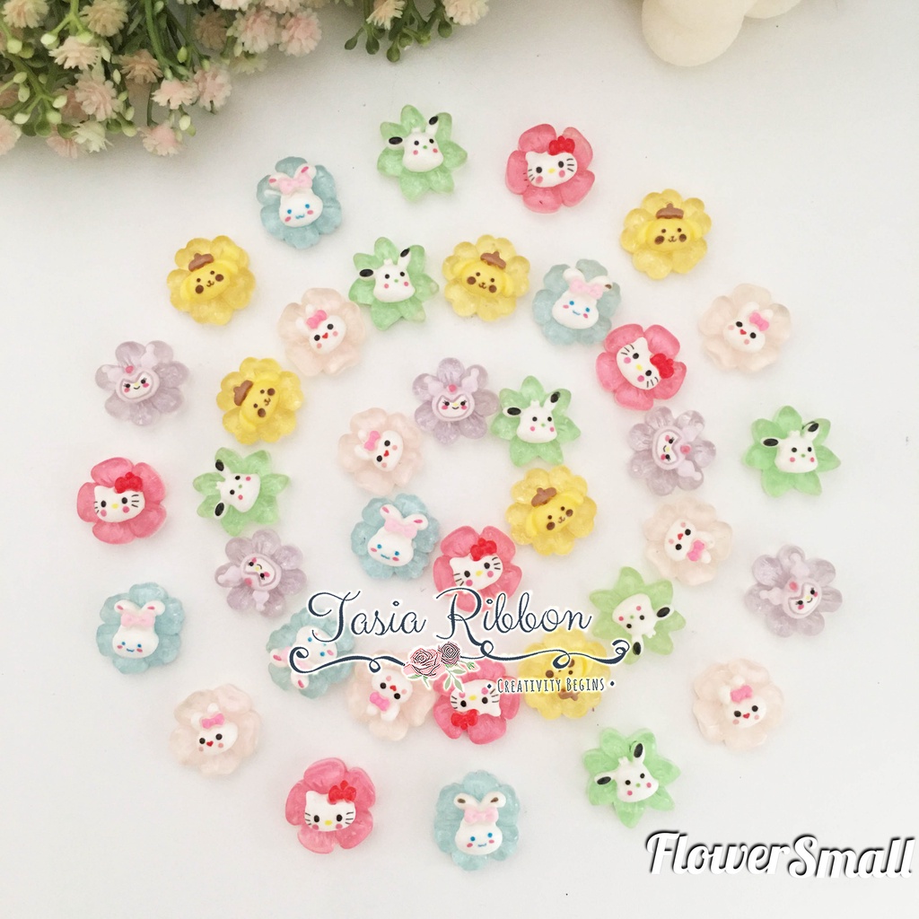 Jual Resin Sanrio Flower KACA (10pc) | Shopee Indonesia