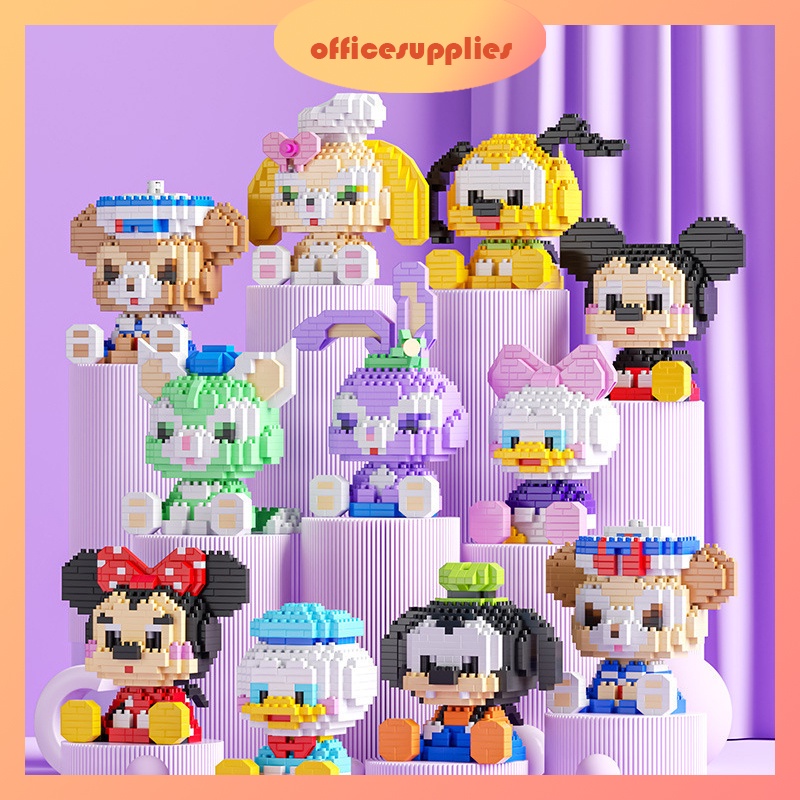 Jual Miniatur anak-anak partikel kecil Lingna Belle blok bangunan ...