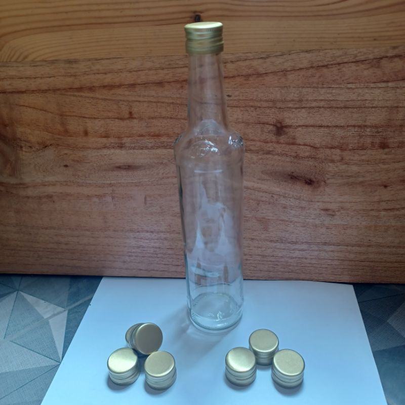 Jual botol kaca 460 ml botol marjan botol madu botol sirup | Shopee ...