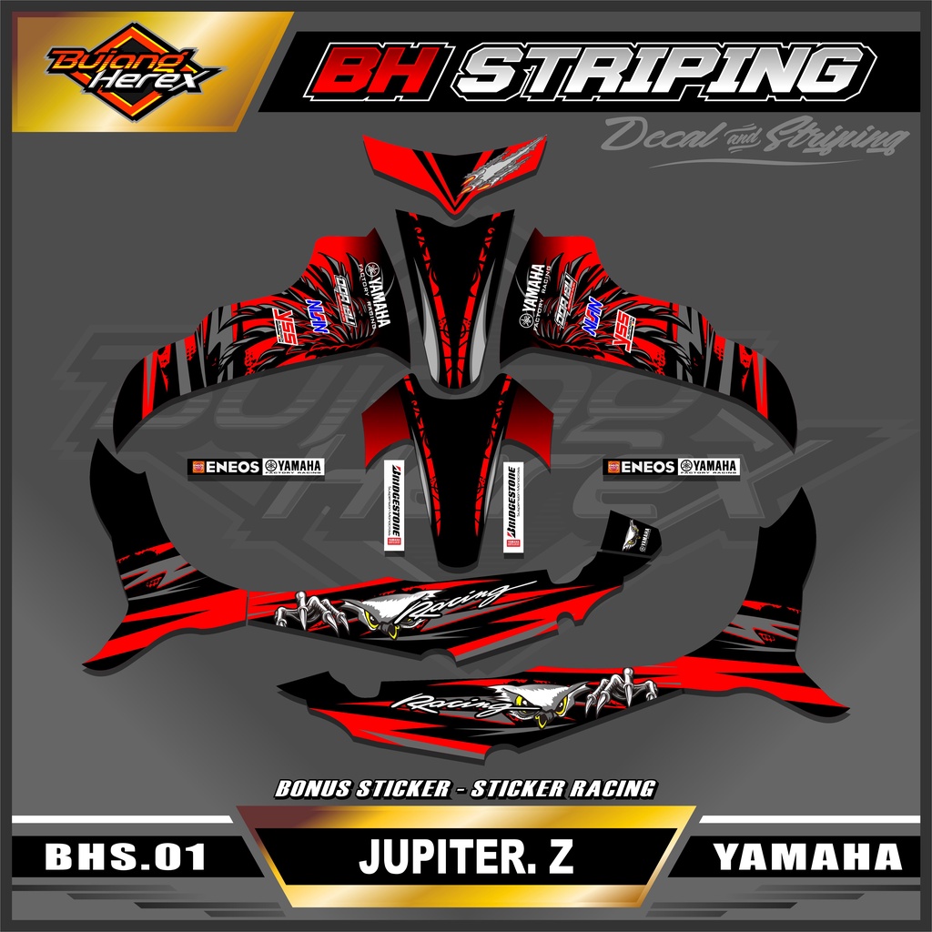 Jual Sticker Decal JUPITER BURHAN - Sticker Decal Full Body Motor ...