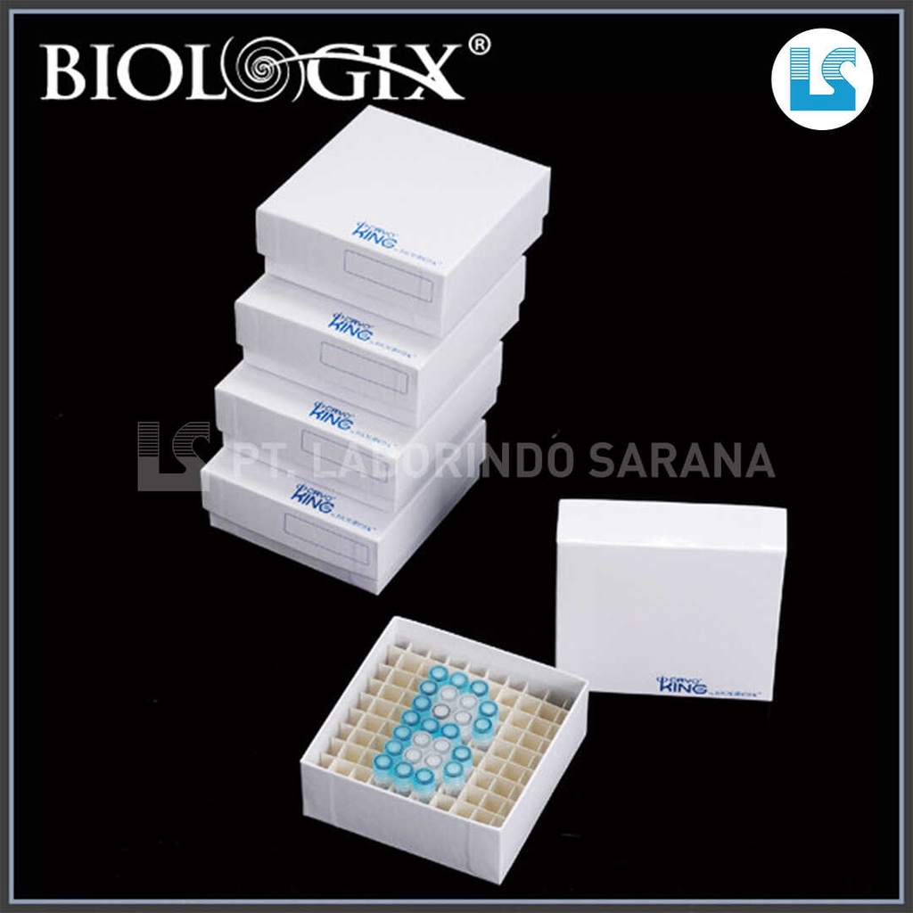 Jual Biologix Cryobox White 2 Inch (box sampel tabung 1,5 ml) 100 Well ...