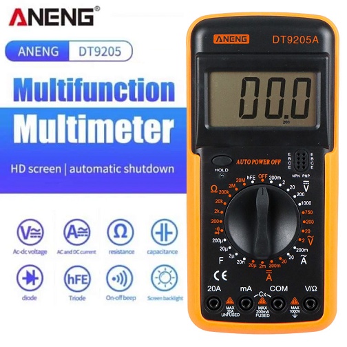Jual DT9205 Digital Multimeter Multitester Avo Meter Voltmeter Ohmmeter ...