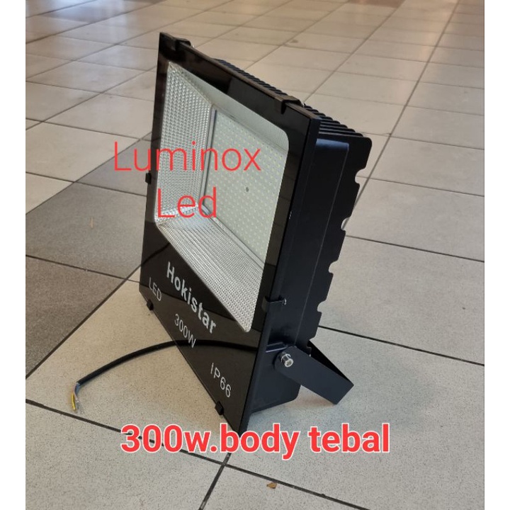 Jual lampu sorot smd hokistar 300watt 300w / tembak led 300 watt flood light 300 w body tebal ...