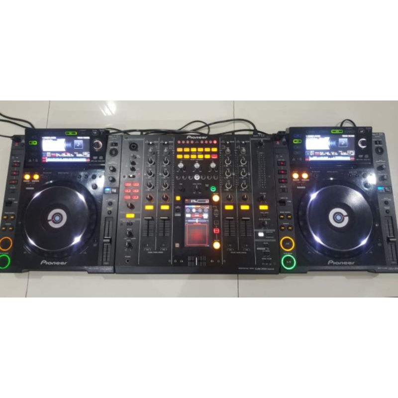 Jual Alat DJ Pioneer CDJ 2000 x2 (Pair) + DJM 2000 Nexus Touchscreen FX ...
