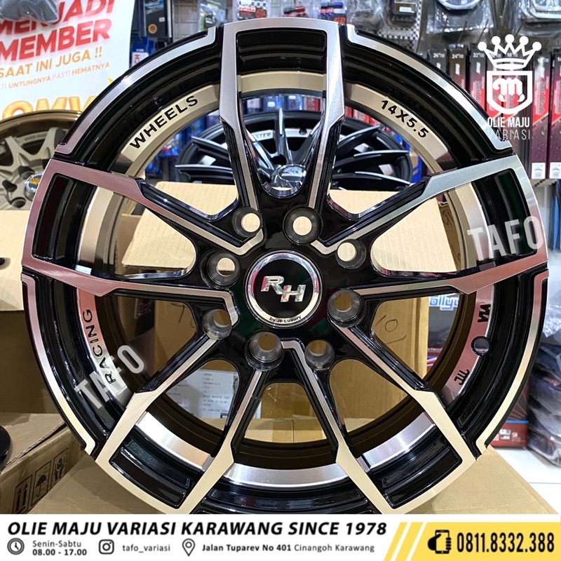 Jual VELG RACING MOBIL R14 / VELG MOBIL RING 14 / VELG BRIO AVANZA AGYA | Shopee Indonesia