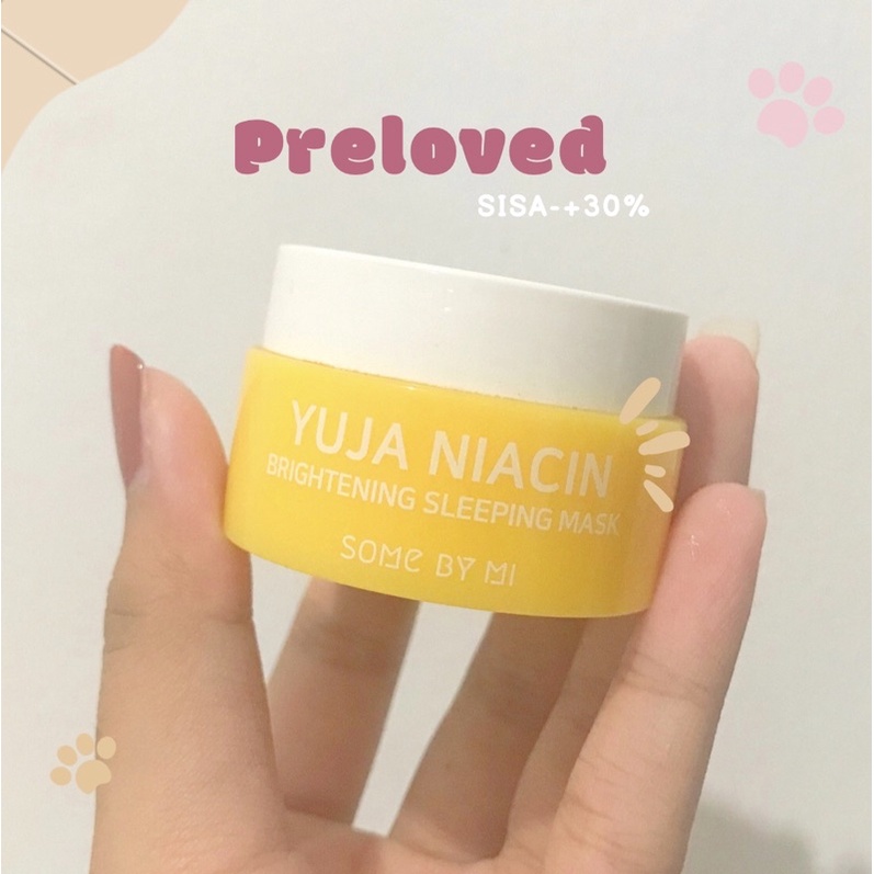 Jual SOMEBYMI Yuja Niacin Miracle Brightening Sleeping Mask 15gr ...