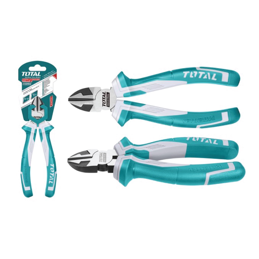 Jual TOTAL TANG POTONG 7" / DIAGONAL CUTTING PLIERS THT230706S | Shopee ...