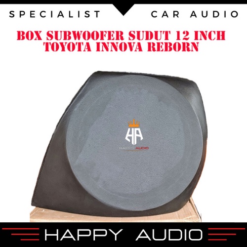 Jual Box Sudut Bahan MDF 18mm Subwoofer Mobil 12 Inch Toyota Innova ...