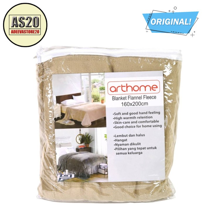 Jual Selimut Flanel Fleece Sleeplite Blanket Ukuran 160 x 200 Cm ...