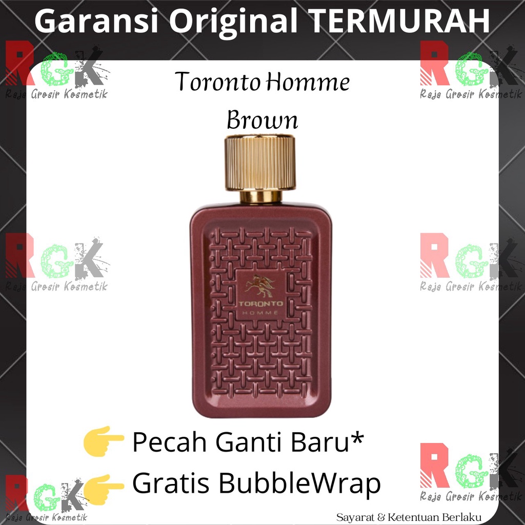 Jual Parfum Toronto BROWN Homme BROWN 50ml Edt Pria Viral Artis Laundry ...