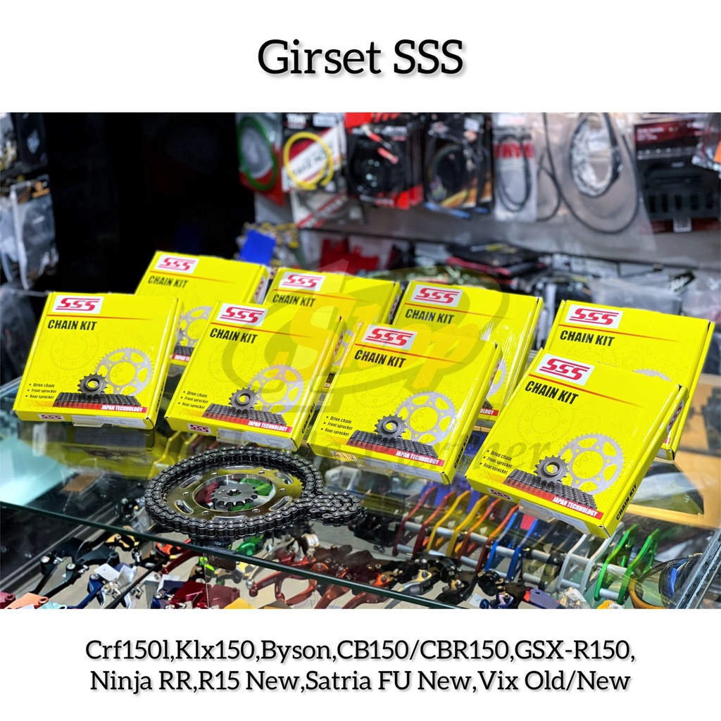 Jual Girset SSS CRF, KLX, Byson, CB150/CBR, GSX-R150, Ninja RR,R15 New ...