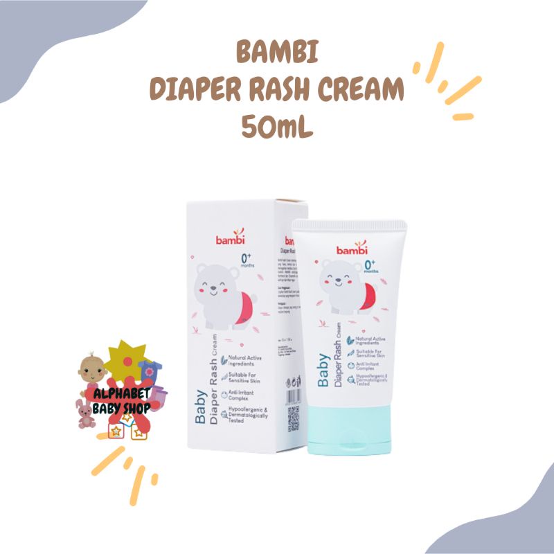 Jual BAMBI DIAPER RASH CREAM 50mL | Shopee Indonesia