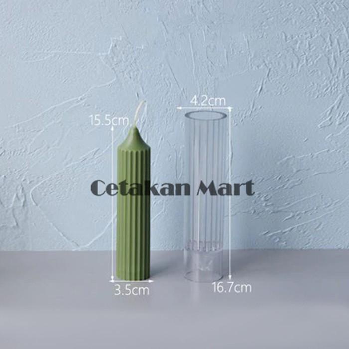 Jual Candle Cm Cetakan Akrilik Lilin Diy Motif Garis Lurus Straight ...