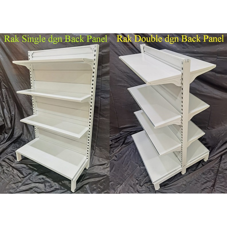 Jual Rak Supermarket, Rak Minimarket, Gondola, Rak Toko tipe Back Panel ...