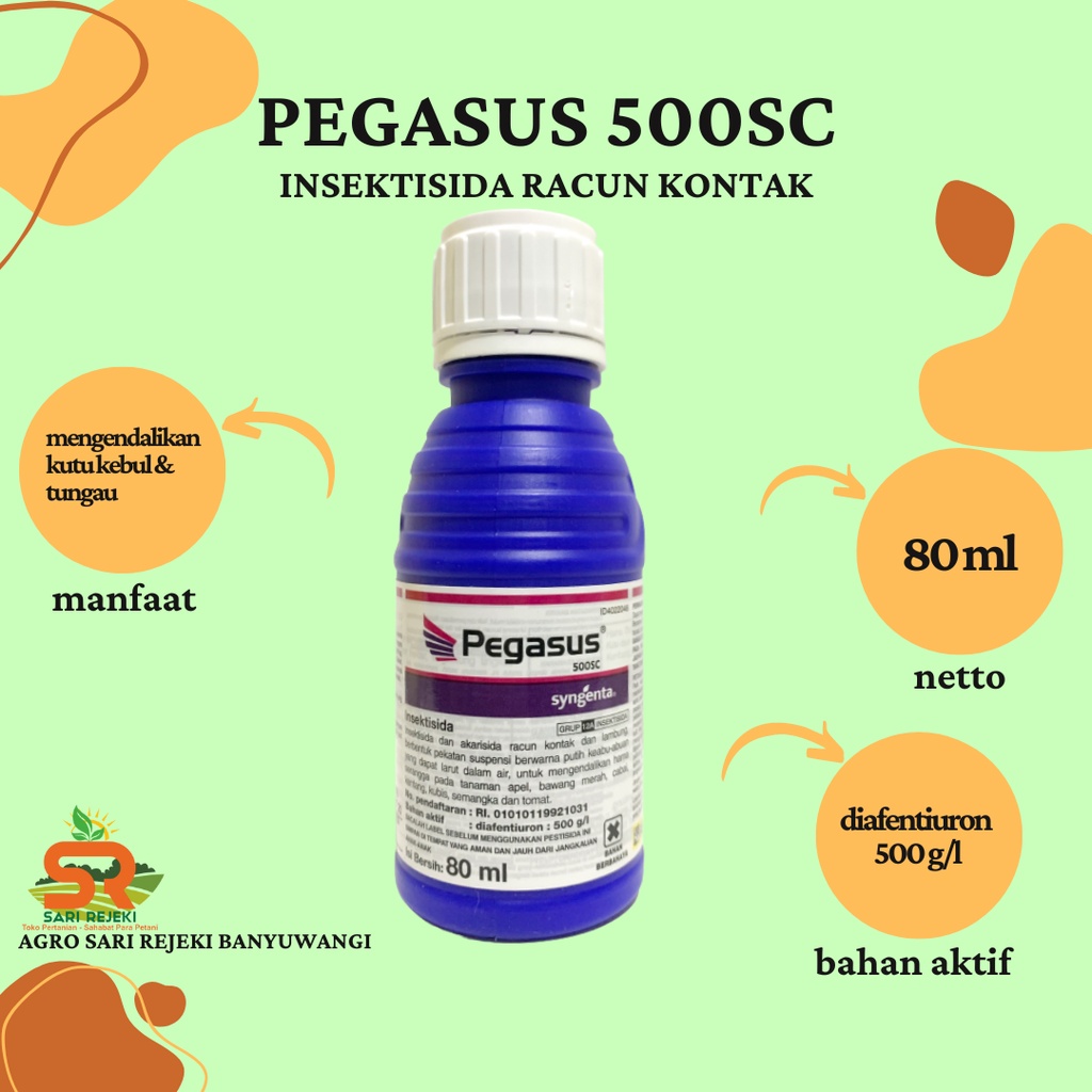 Jual PEGASUS 500SC 80ML INSEKTISIDA + AKARISIDA | Shopee Indonesia