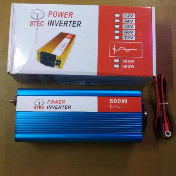 Jual Inverter Pure Sine Wave 12V 600W Stec | Shopee Indonesia