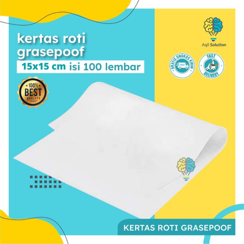 Jual (15x15 cm isi 100 lembar) Kertas Laminasi Wrapping Foodgrade ...