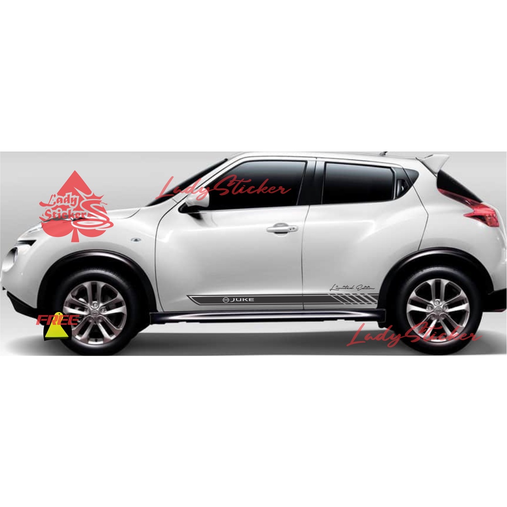 Jual STICKER STIKER MOBIL JUKE STICKER BODY SAMPING MOBIL NISSAN JUKE ...