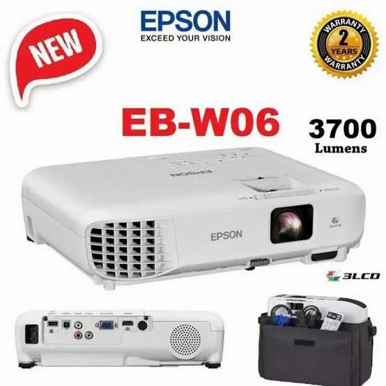 Jual Projector Epson EB-W06 WXGA 3700Lumens 3LCD ( Garansi Resmi Epson ...
