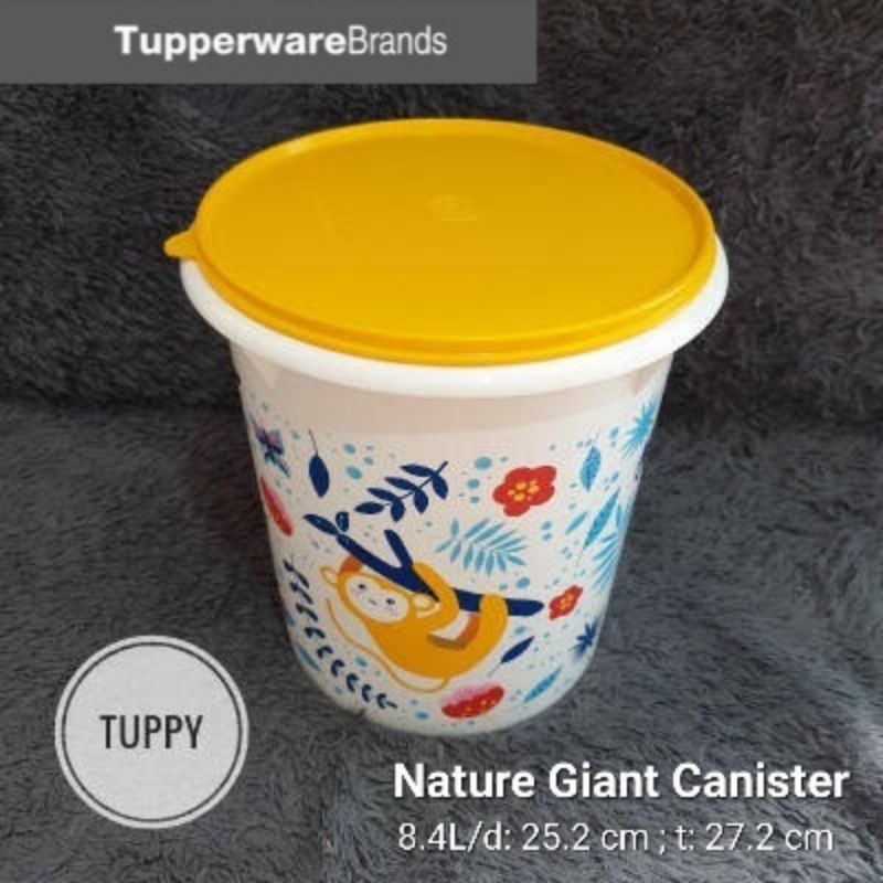Jual Tupperware Nature Giant Canister 8.4 Liter / Toples Besar Kerupuk ...