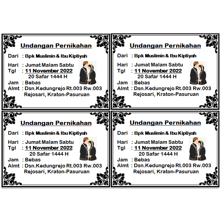 Jual Undangan R0k0k/Sabun-Ucapan Di Souvenir | Shopee Indonesia