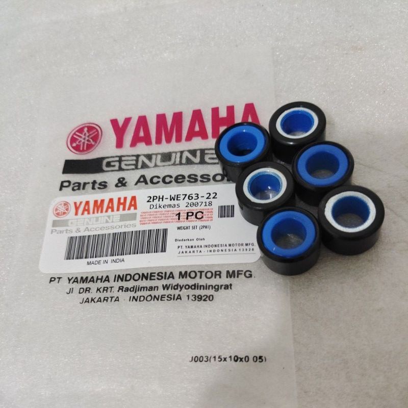 Jual Roller roler Weight Set Only 13 Gr Gram Yamaha Mio M3 N Max Xeon ...