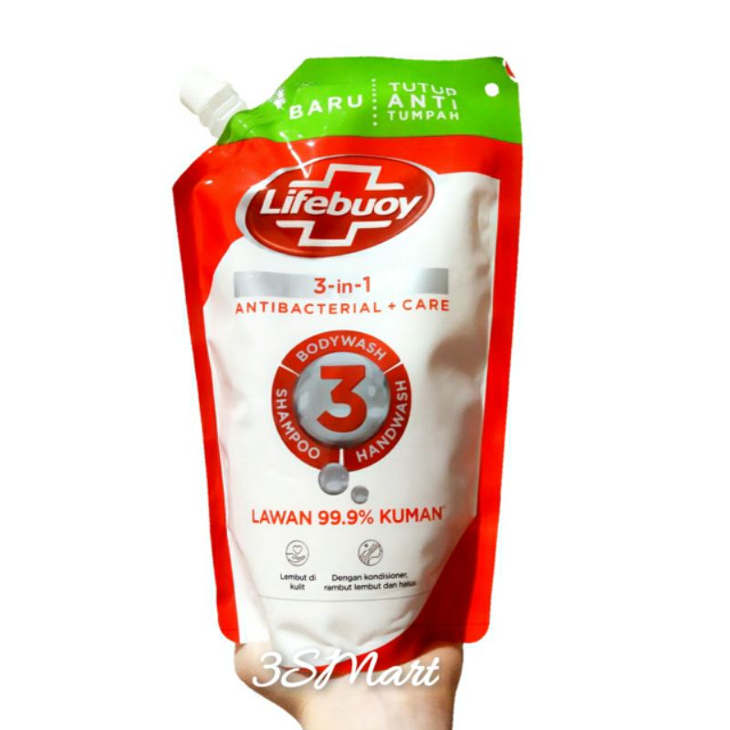 Jual LIFEBUOY 3-IN-1 REFILL 450 ML / LIFEBUOY 3IN1 / SABUN MANDI LIFEBUOY 450ML / LIFEBUOY BODY ...