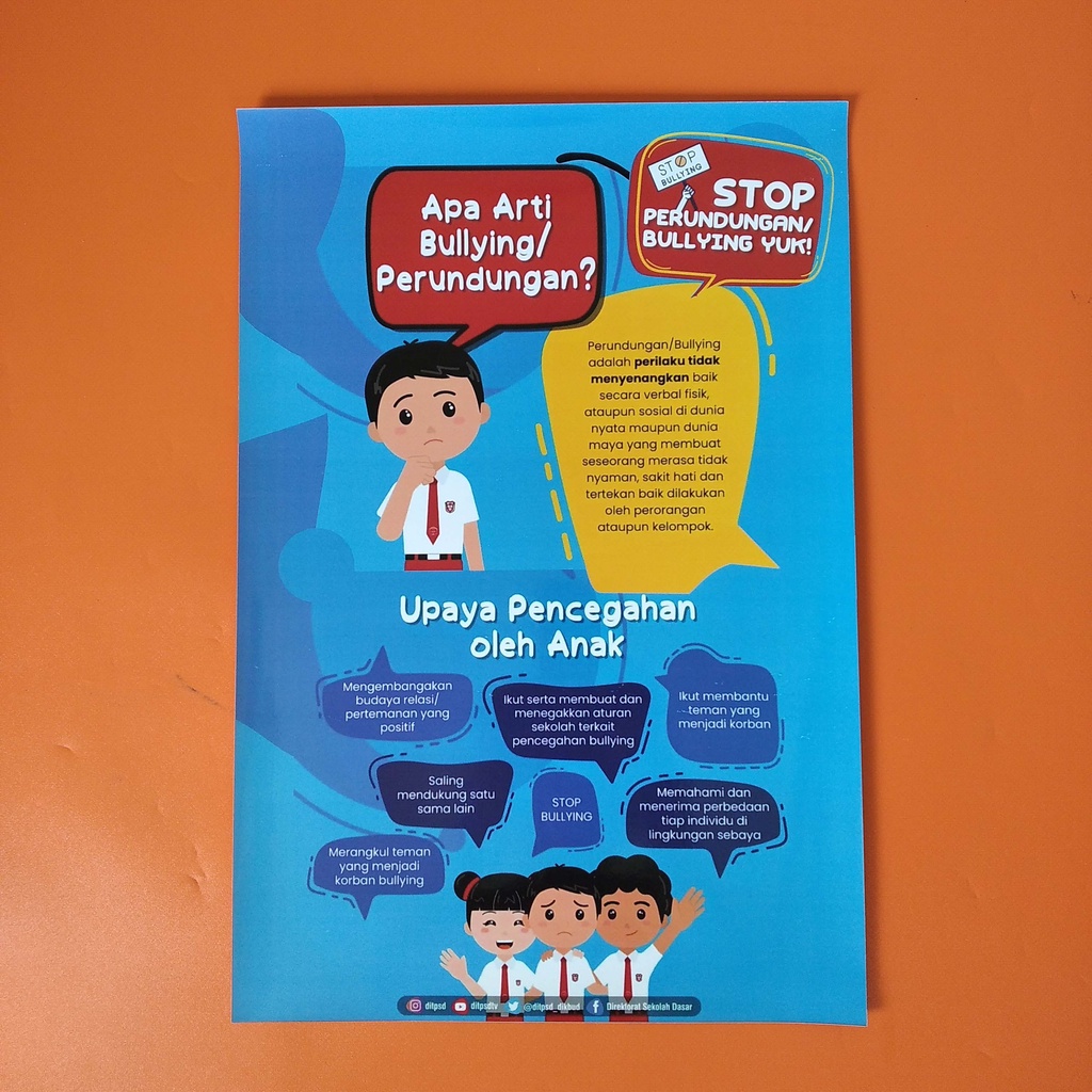 Jual Poster Bullying (E) Poster Sekolah - Poster Stop Kekerasan Anak | Shopee Indonesia