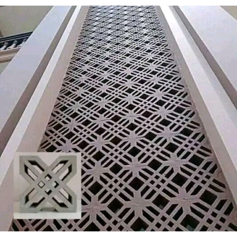 Jual roster lubang angin hias/ Roster minimalis/ Roster beton ventilasi ...