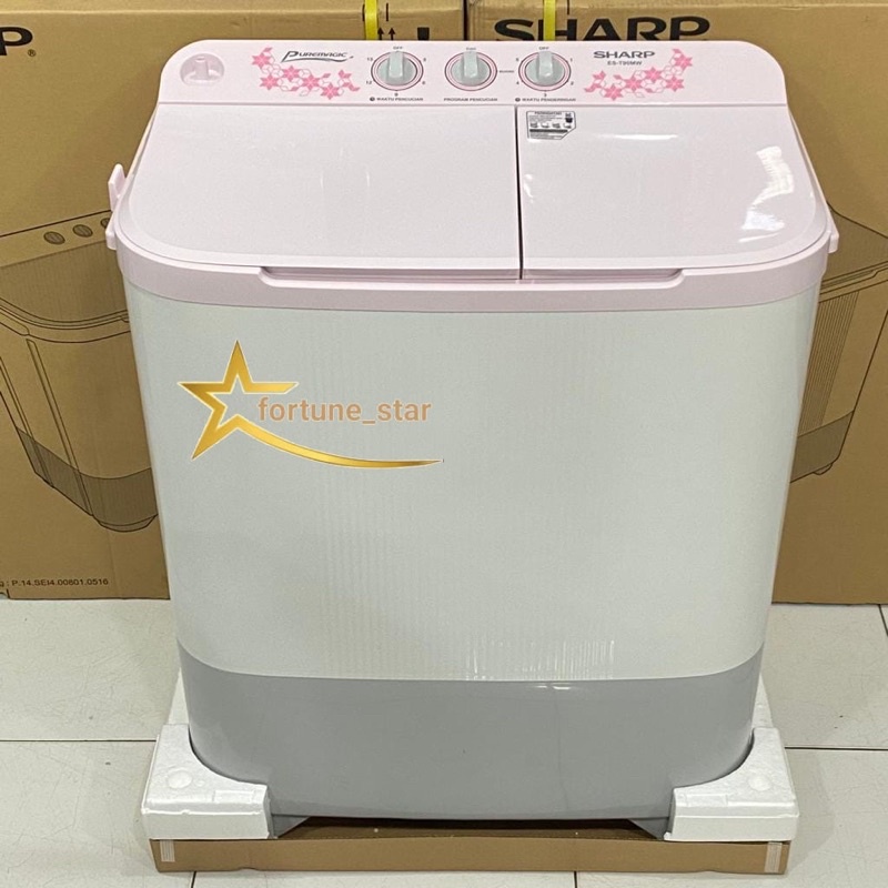 Jual Mesin Cuci 2 Tabung SHARP ES-T90MW 9KG Puremagic | Shopee Indonesia