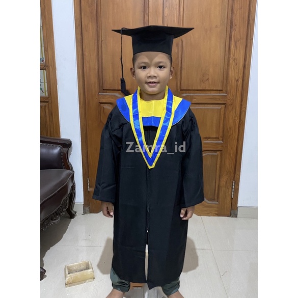 Jual BAJU TOGA WISUDA BAHAN GABARDIN dan SATIN UNTUK ANAK TK LENGKAP ...