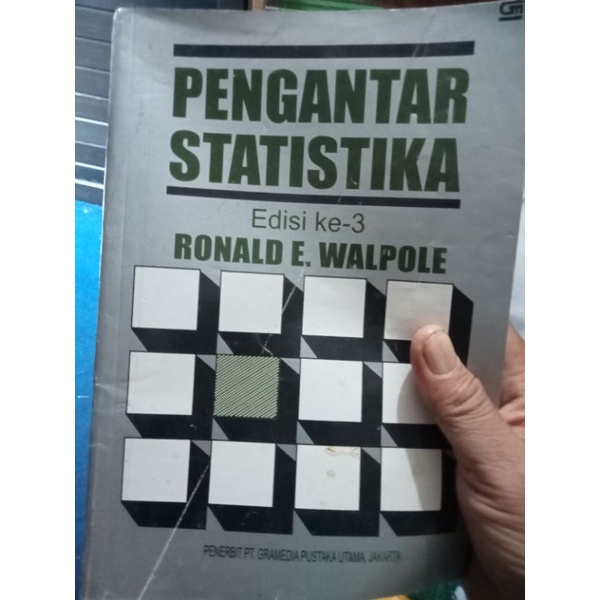 Jual buku pengantar statistika edisi ke-3 Ronald walpole | Shopee Indonesia Jual buku pengantar statistika edisi ke-3 Ronald walpole | Shopee Indonesia